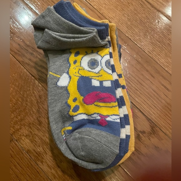 Viacom | Accessories | 9 Pairs Of Spongebob Socks For Kids And Even ...